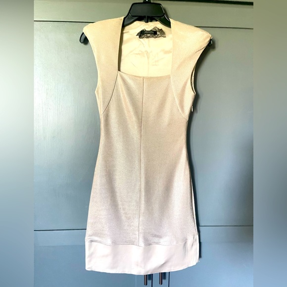 Patrizia Pepe | Dresses | Stunning Patrizia Pepe Mini Dress Metallic ...